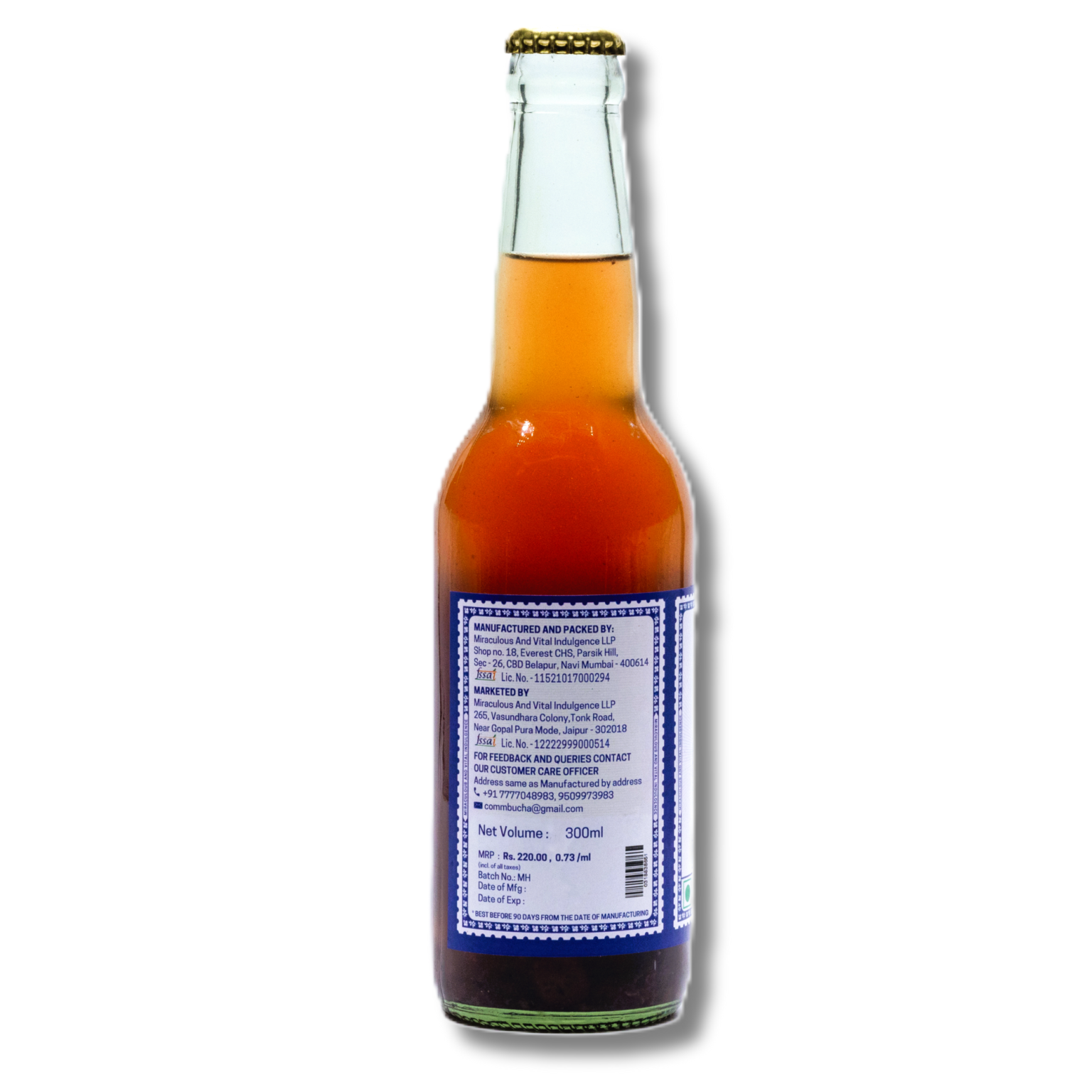 MAVI's Blueberry kombucha 300ml – Fermented to perfection