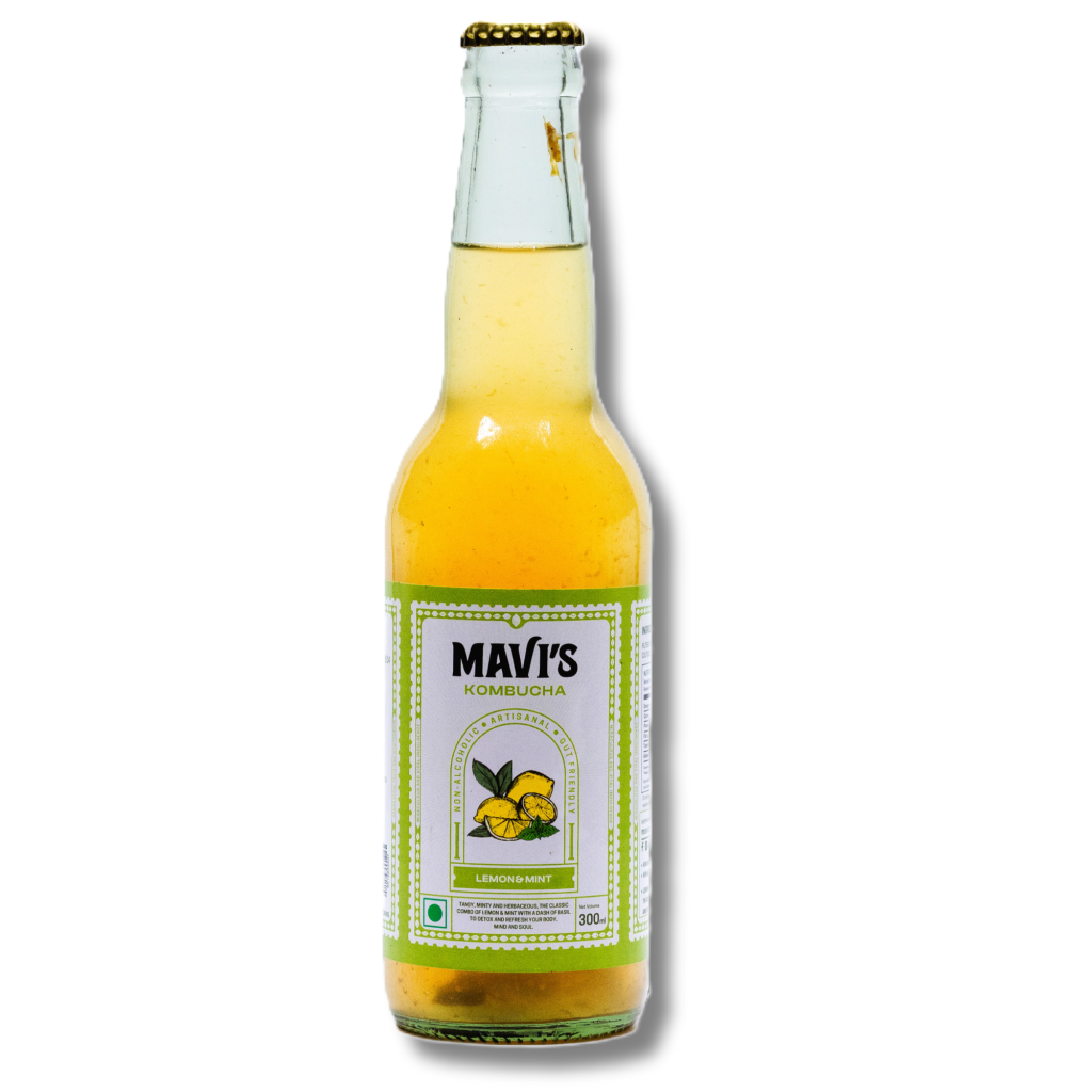 MAVI's Lemon Mint Kombucha 300ml | Summer Special
